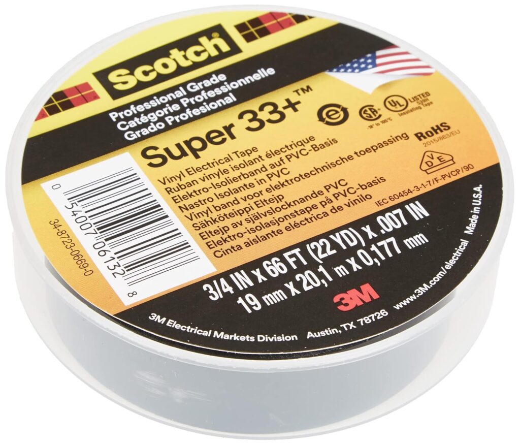 3M SUPER33+ SCOTCH VINYL ELECTRICAL TAPE – Parker Electronics