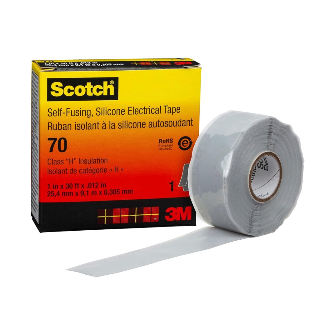 SCOTCH® 70 SELF-FUSING SILICONE RUBBER ELECTRICAL TAPE – Parker Electronics