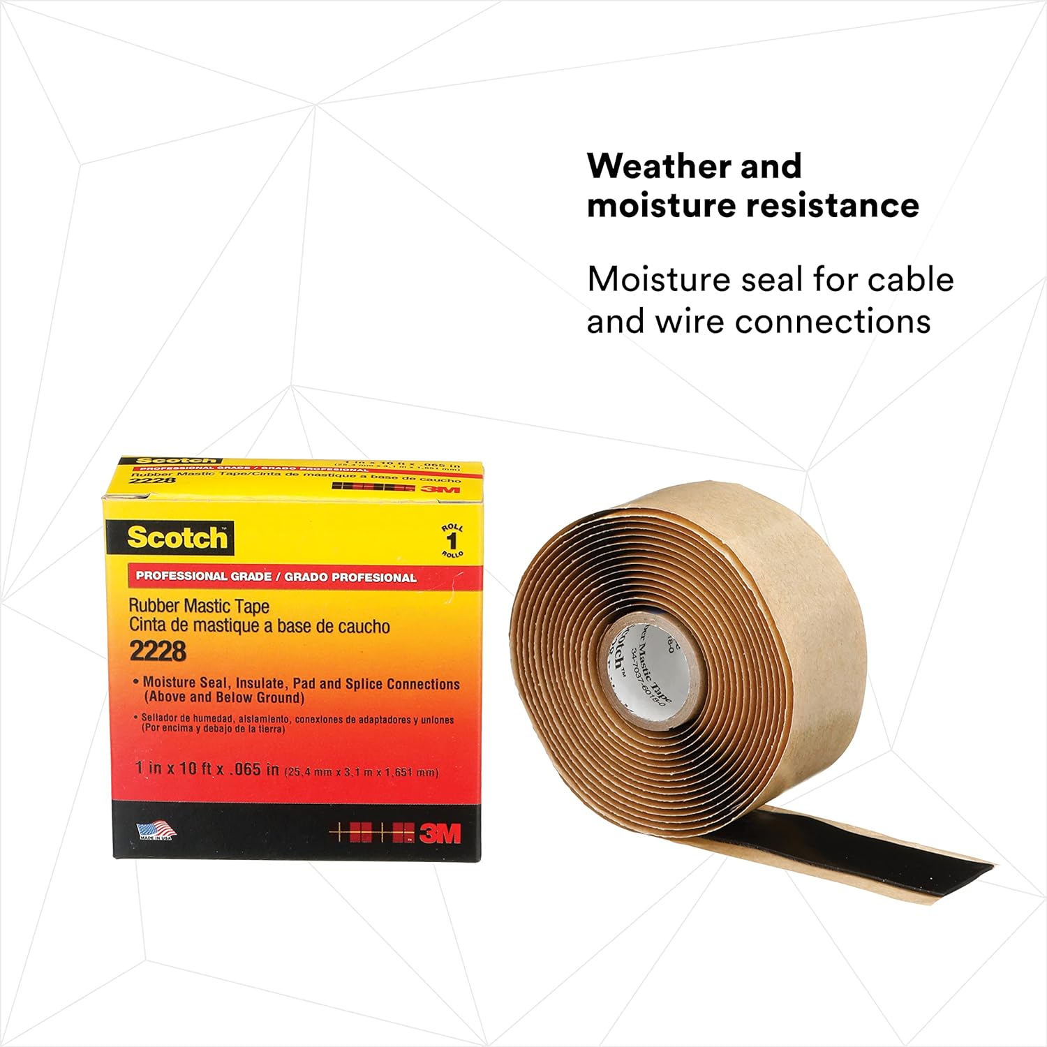 3M SCOTCH® RUBBER MASTIC TAPE 2228 – Parker Electronics