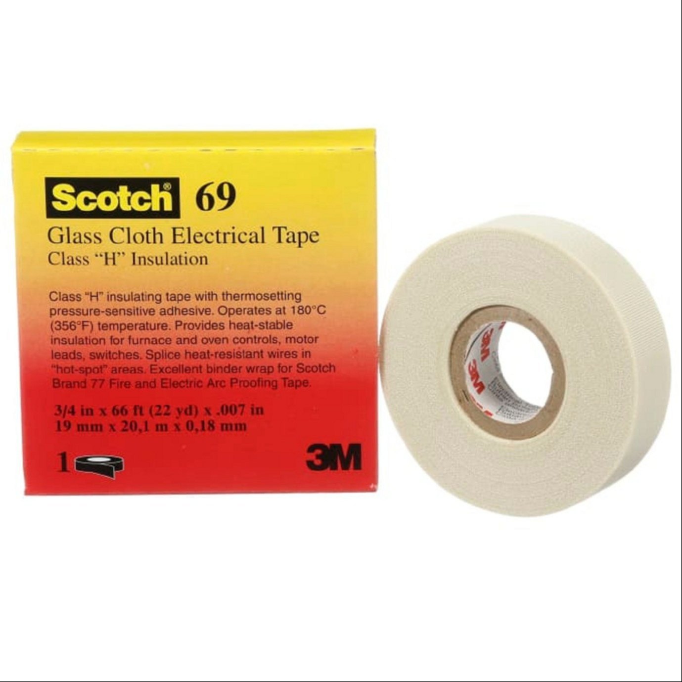 3M™ Glass Cloth Electrical Tape 69 – Parker Electronics