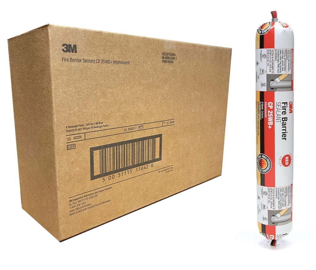 3M™ FIRE BARRIER SEALANT CP 25WB+, 20 FL. OZ., SAUSAGE, – Parker ...